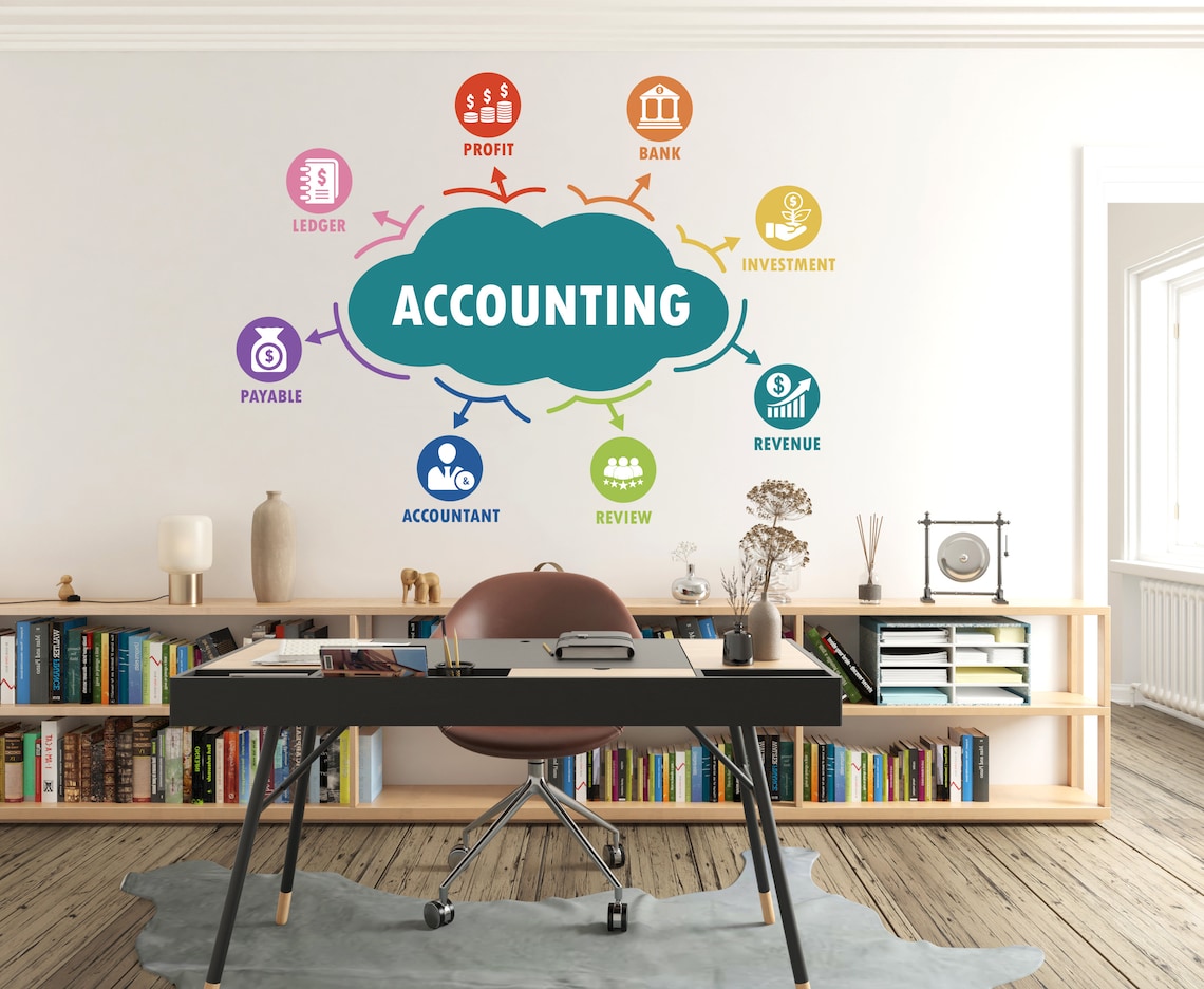 Accounting Wall Decal Office Wall Decal Accounting - Etsy