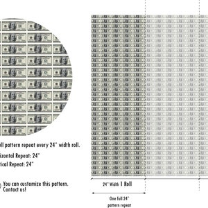 One Hundred Dollar Wallpaper Money Fabric Wallpaper Seamless Mid ...