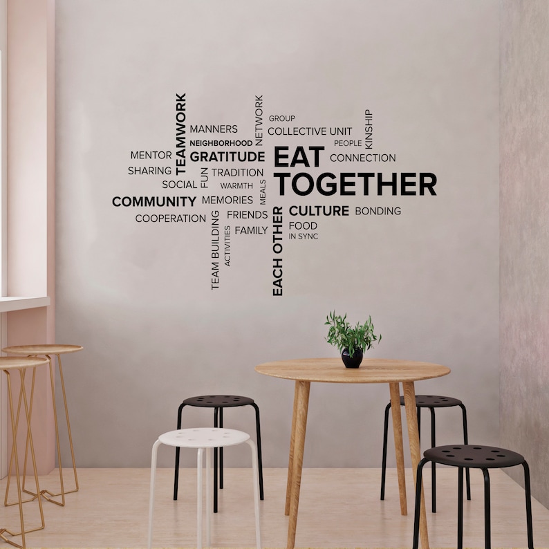 Wall Decal for Restaurant Food Wall Decal Restaurant - Etsy
