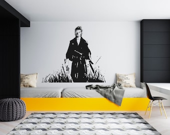 Ninja Wall Decal Samurai Wall Sticker Warrior Wall Decor - Etsy