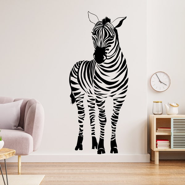 Zebra Decal - Etsy