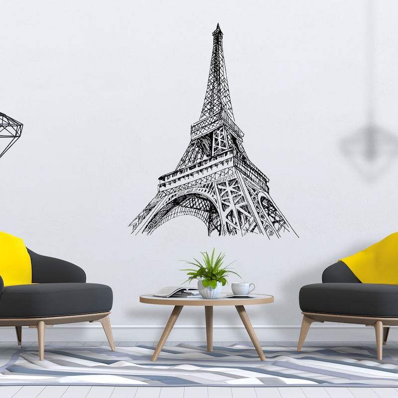 Village Wall Decal - Etsy