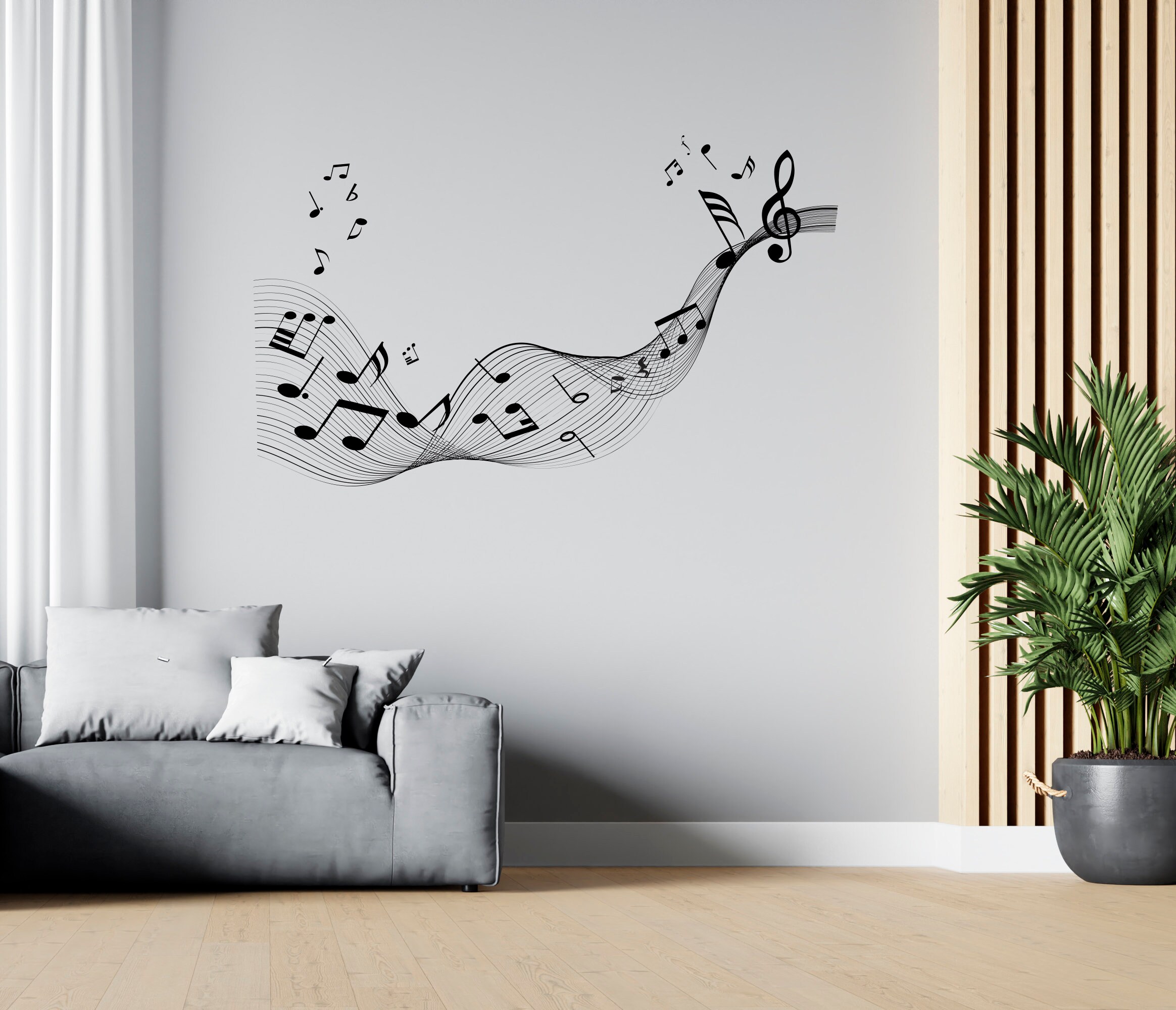 Music Wall Decal Music Notes Wall Decor Musician Wall Sticker SG1944 - Etsy