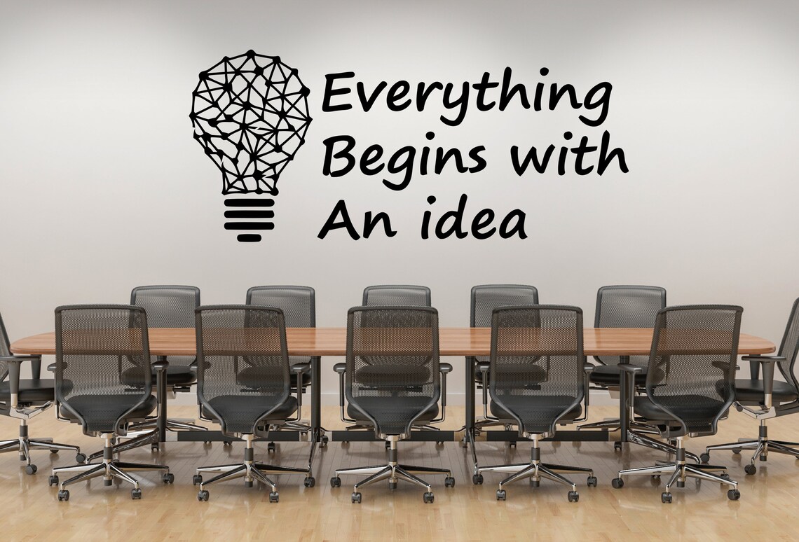 Office Wall Decal Office Wall Decor Office Decals Office | Etsy