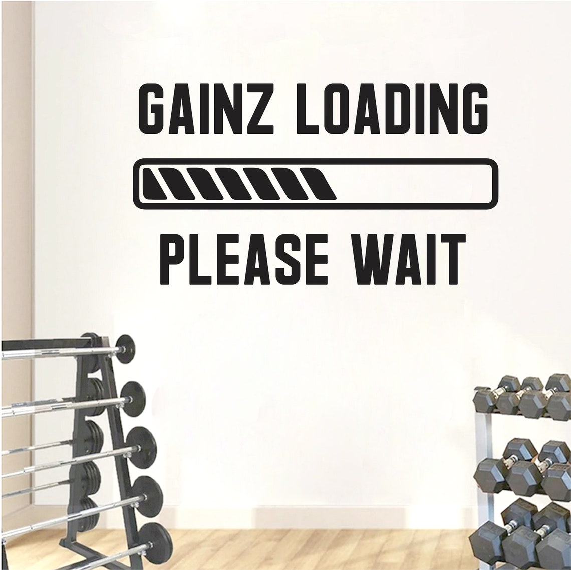 Fitness Wall Decal Workout Wall Decal Gym Wall Decor | Etsy