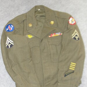 WWII - U.S. Army Medic - Tech-corporal's Eisenhower Jacket ("ike Jacket ...