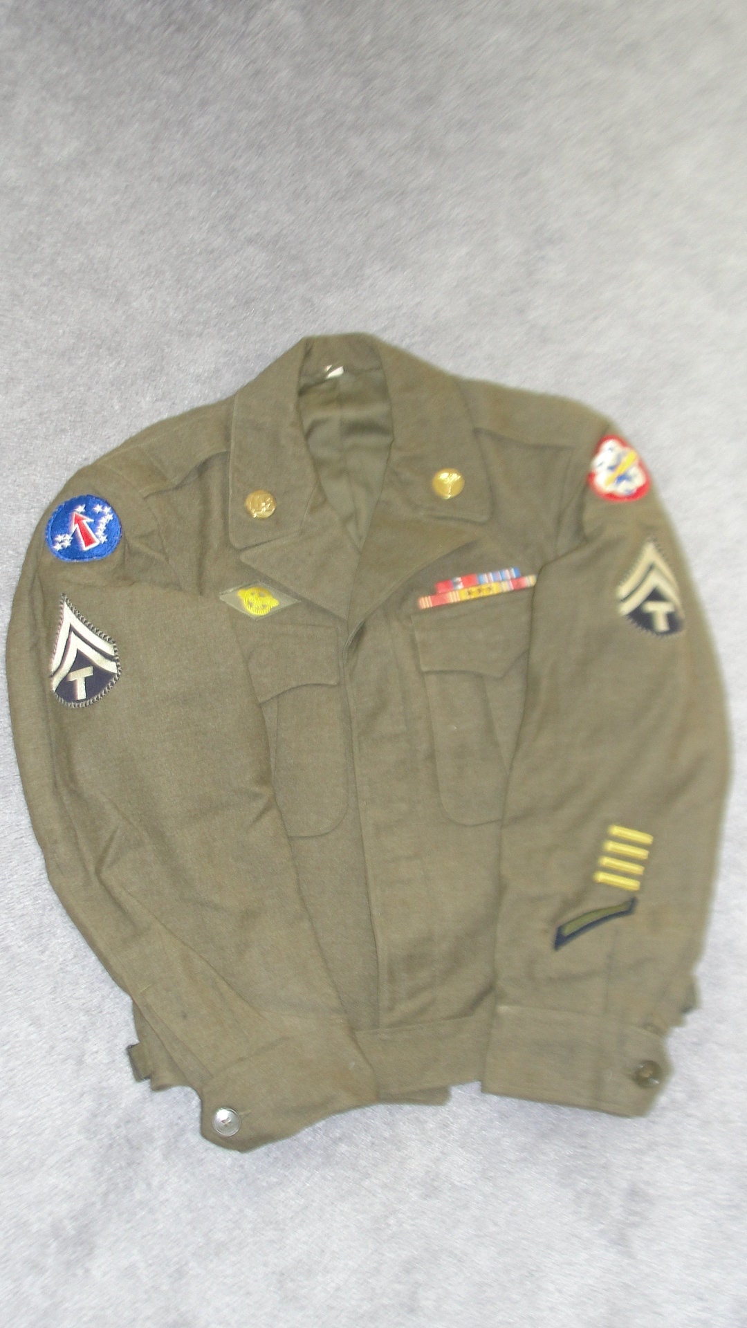 WWII - U.S. Army Medic - Tech-corporal's Eisenhower Jacket ("ike Jacket ...