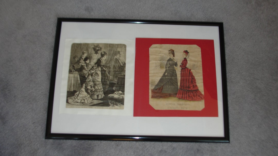 Victorian-edwardian Era Fashion Prints (scrapbook Salvage) - Etsy