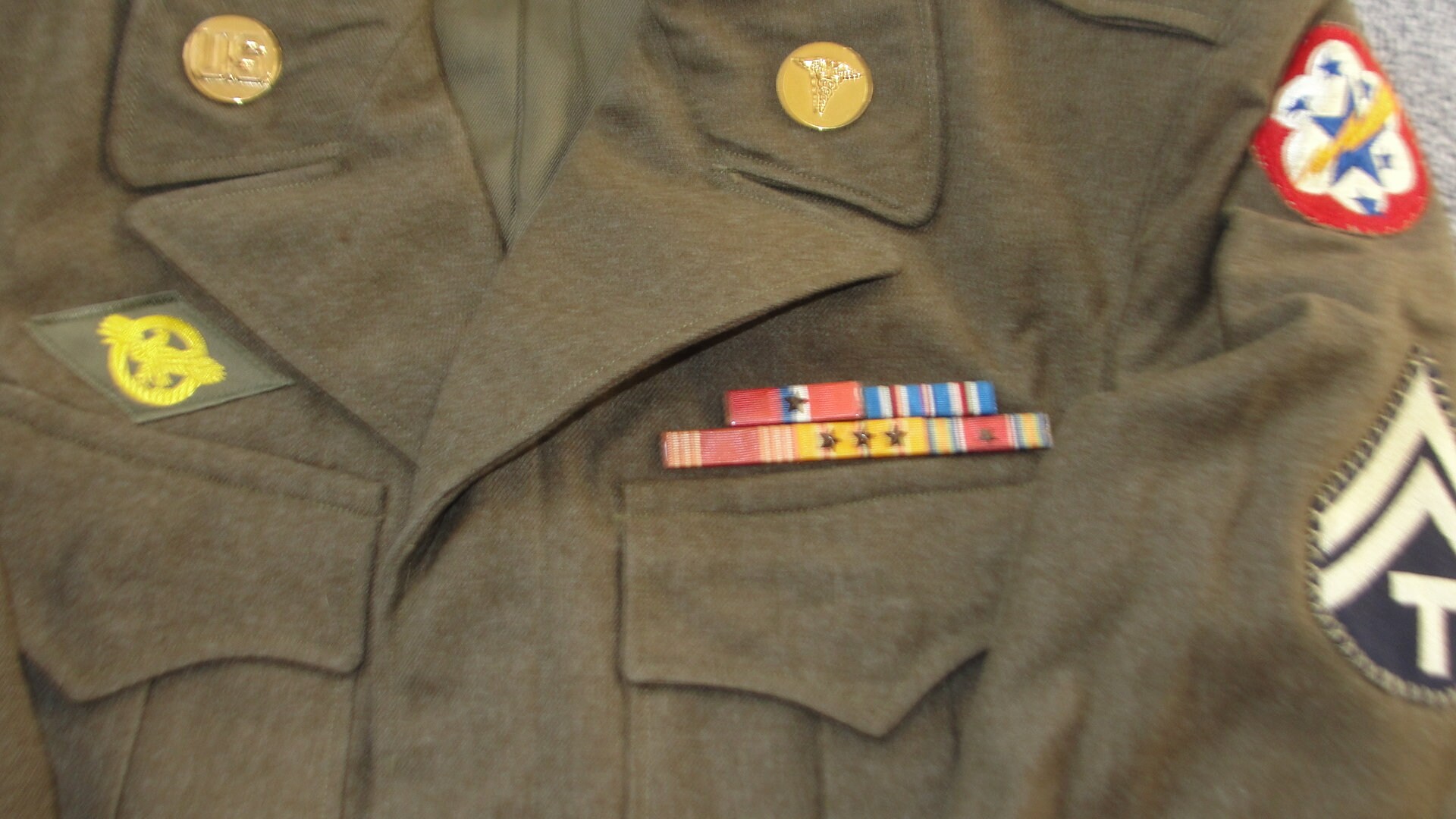 WWII - U.S. Army Medic - Tech-corporal's Eisenhower Jacket ("ike Jacket ...