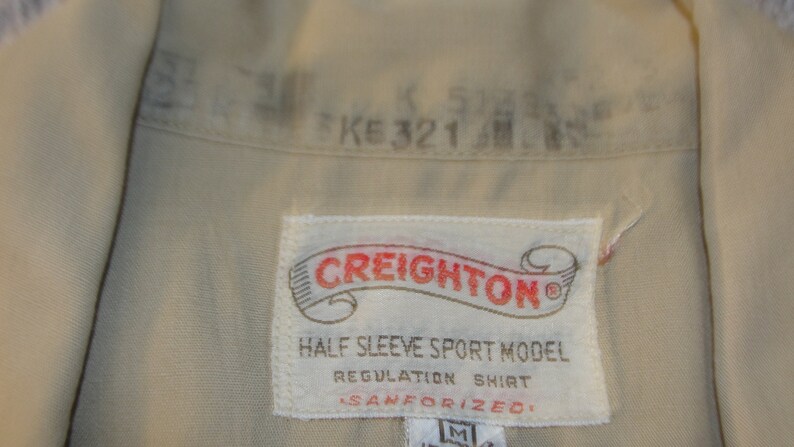 Original Veteran's WWII - U.S.N. Navy Aviators "creighton" Half-sleeve ...