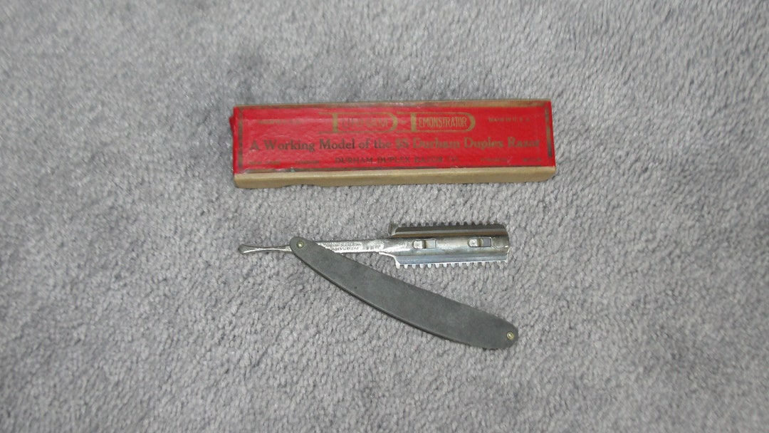 Boxed "durham Demonstrator Duplex Razor" - Double-edged Folding ...
