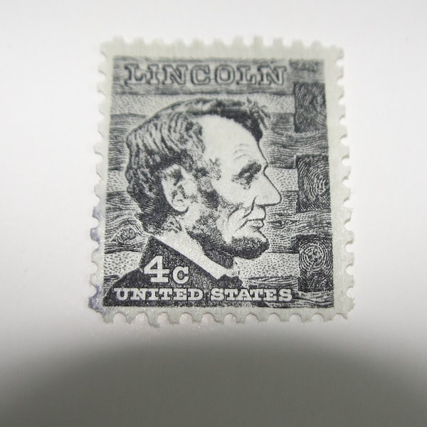 Lincoln 4 Cent Stamp - Etsy
