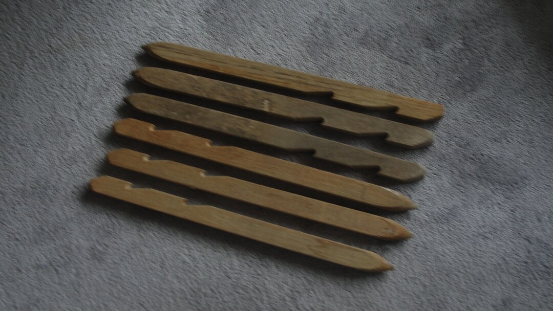 Six (6) US Army 24-inch - Double-notched Wood HQ Tent Stakes - Etsy