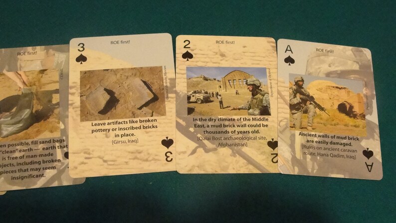 Iraq War U.S. Military Playing Cards 2 Decks heritage Resource ...