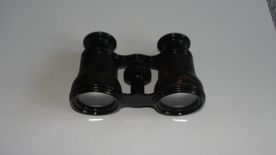 Antique Leather-covered Opera Glasses / Binoculars - French Manufacture ...