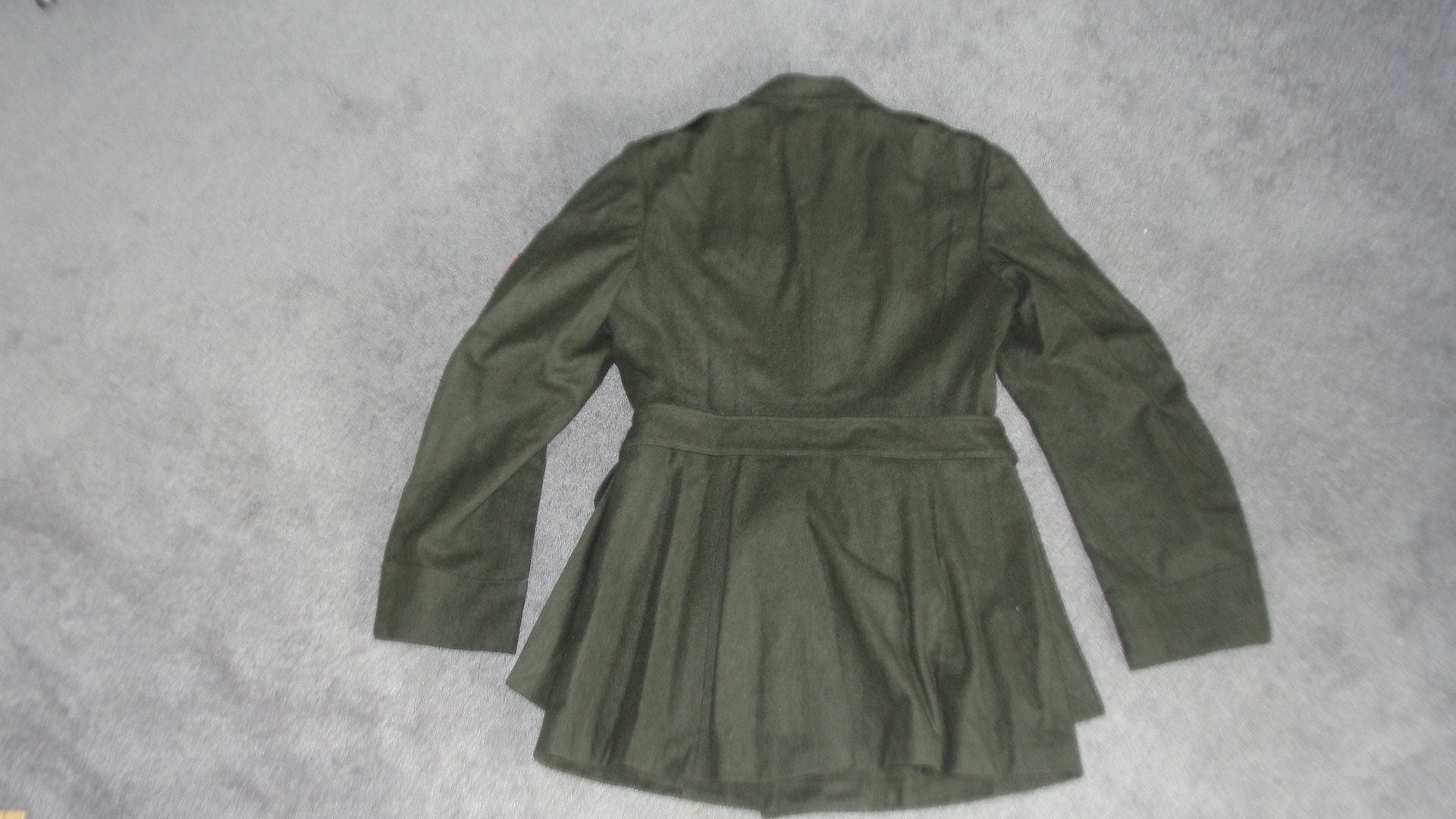 Original-us WWII Marine Corp USMC Sergeant's Green Wool Winter Service ...