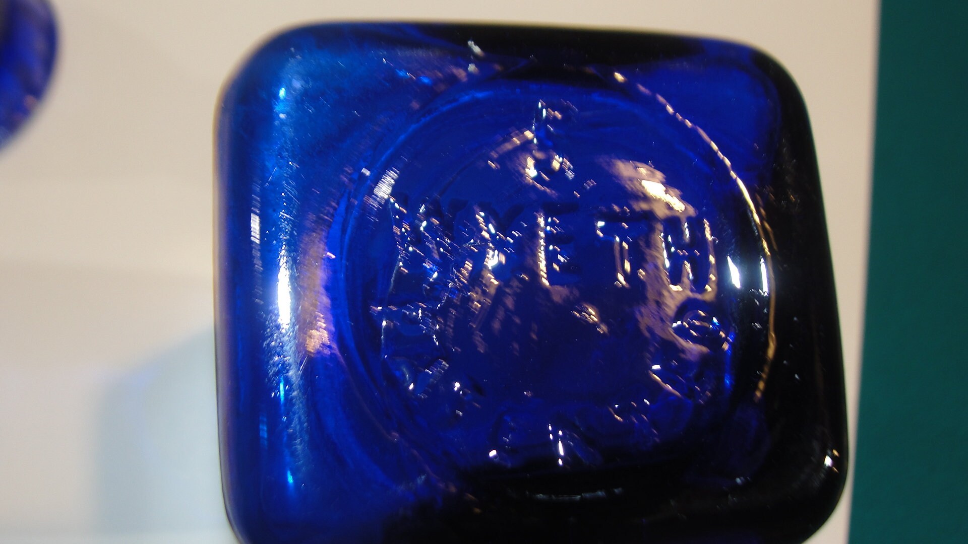 Original Cobalt-blue "wyeth Collyrium" Eyewash Bottle & Stopper - Etsy
