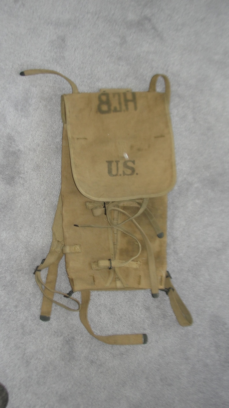 WWI "u.s." (stenciled) M1910 Backpack Dated "1918" - Etsy
