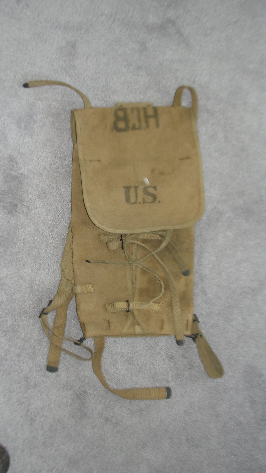 WWI "u.s." (stenciled) M1910 Backpack Dated "1918" - Etsy