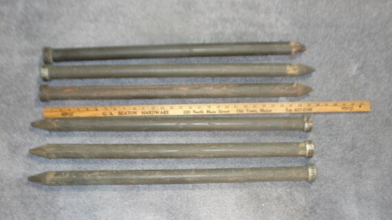 Six 6 US Army 30-1/4 Headquarters Tent Stakes / Wood | Etsy