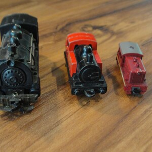 Lot of 3 Small Train Engines b & O Model Train Engine,matchbox 0-4-0 ...