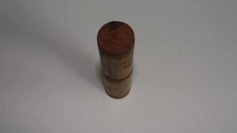 Late 1800's-early 1900's Opened, Paper-labelled, Wood Cylinder ...