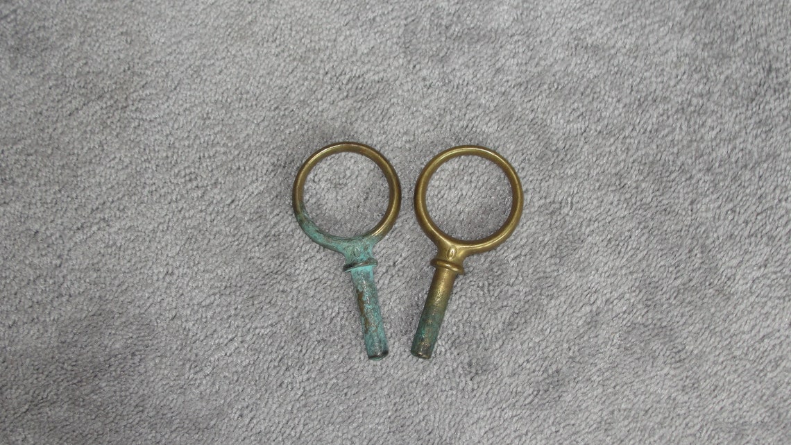 Pair of Maine Vintage Solid Brass Closed Oar Locks - Etsy