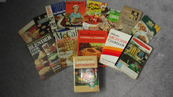 Lot 14 Vintage Cookbooks 1920''s 1950's | Etsy