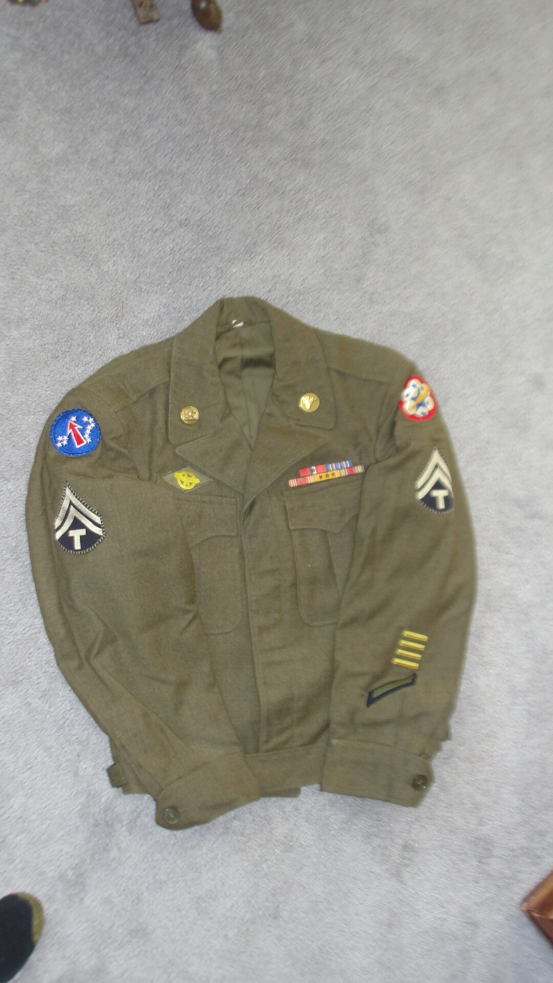 WWII - U.S. Army Medic - Tech-corporal's Eisenhower Jacket ("ike Jacket ...