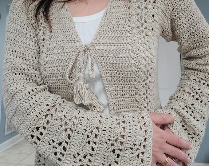 Cozy Cardi Crochet Pattern - Etsy Canada