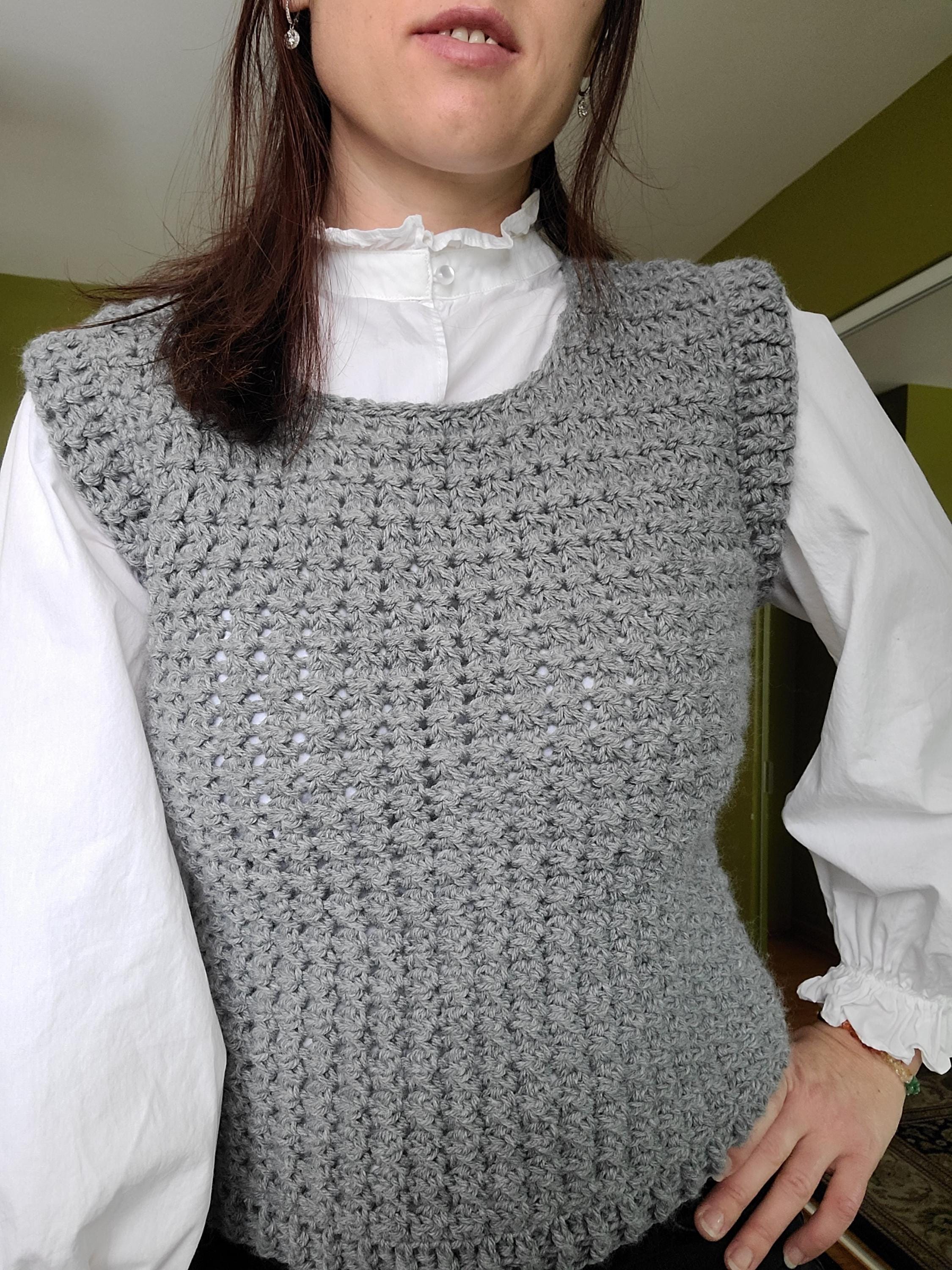 Crochet Pattern | Crochet Vest Pattern: Beginner-friendly (PDF Pattern ...