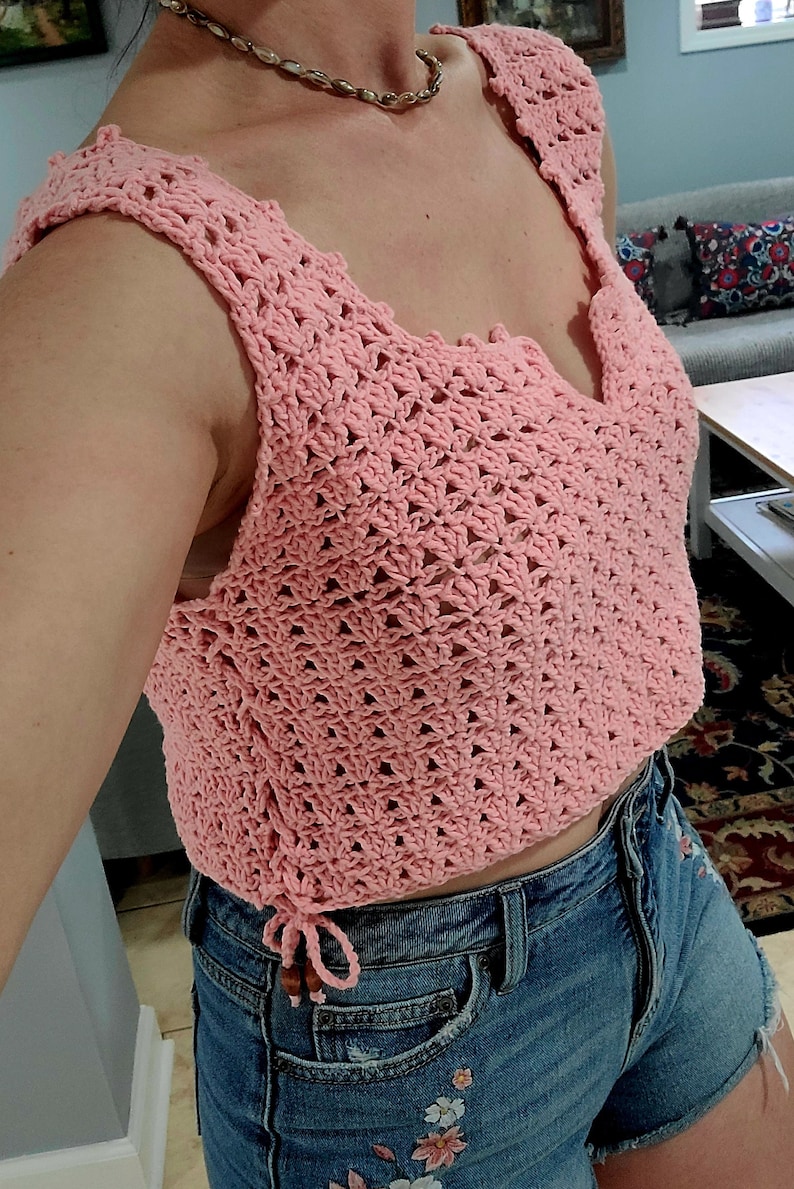 Crochet Pattern Crochet Crop Top Pattern Crochet Crop Top Womens