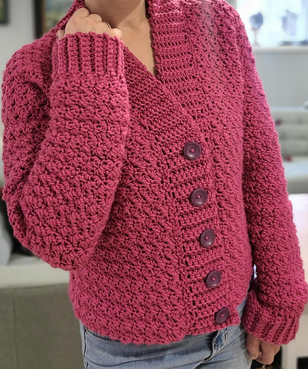 Crochet Cardigan Pattern | PDF Pattern | Cozy Crochet Cardigan Pattern ...