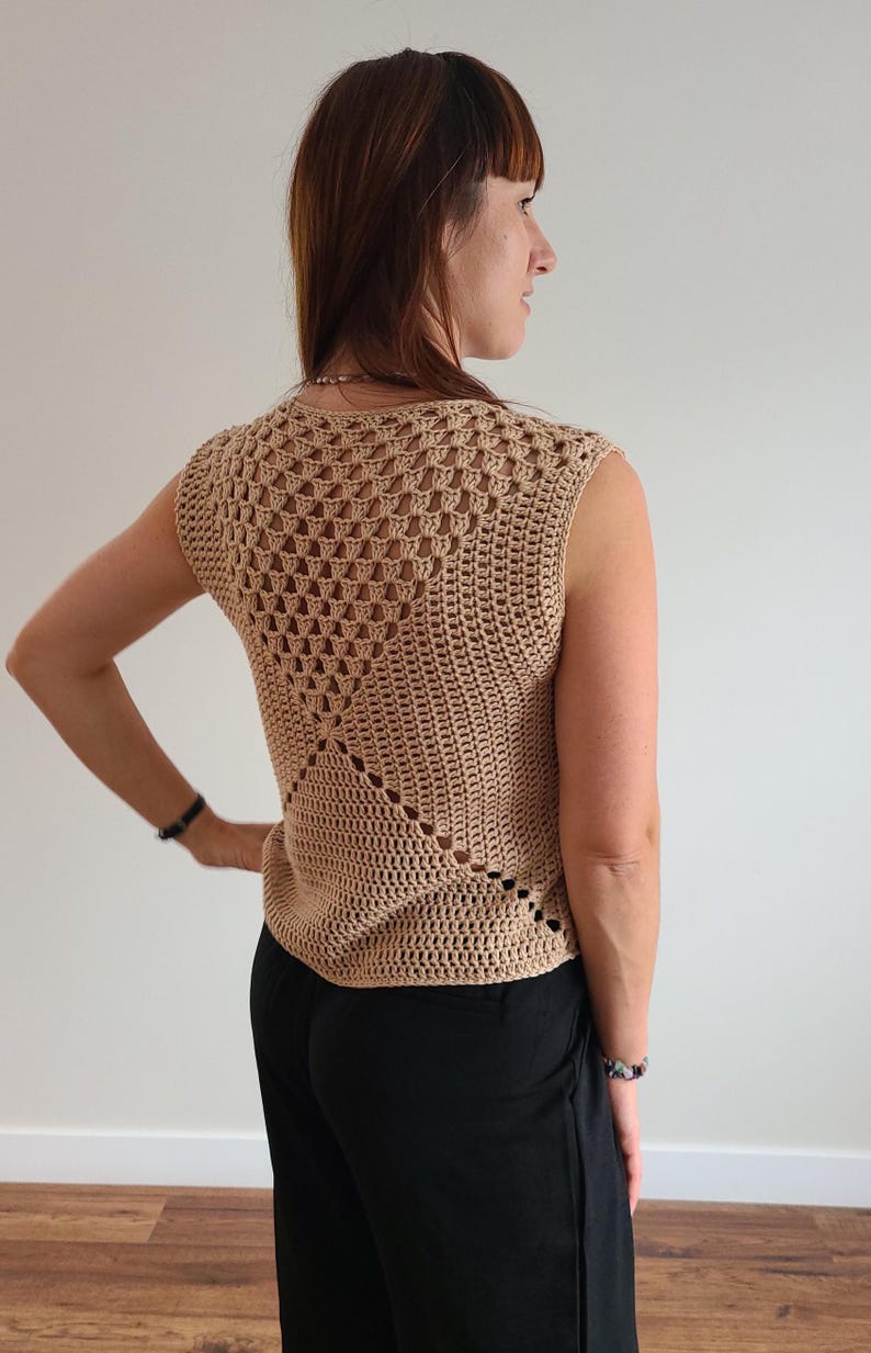 Granny Square Crochet Top Pattern: Beginner Friendly (PDF Pattern) - Etsy