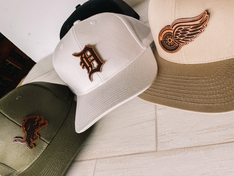 Detroit Sports Teams, Tigers, Red Wings Trucker Hats - Etsy