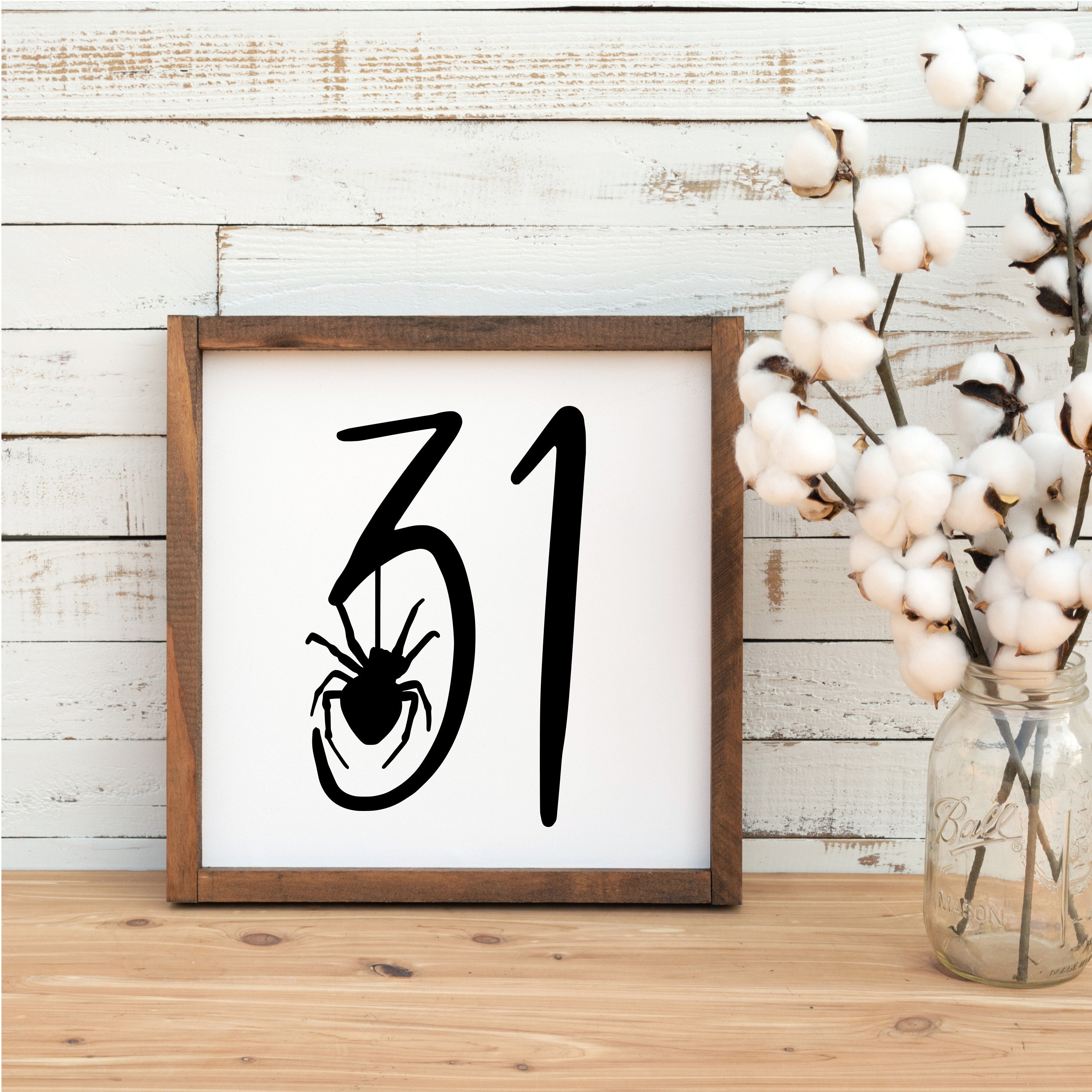 October 31 SVG, 31 With Spider SVG, Halloween SVG - Etsy