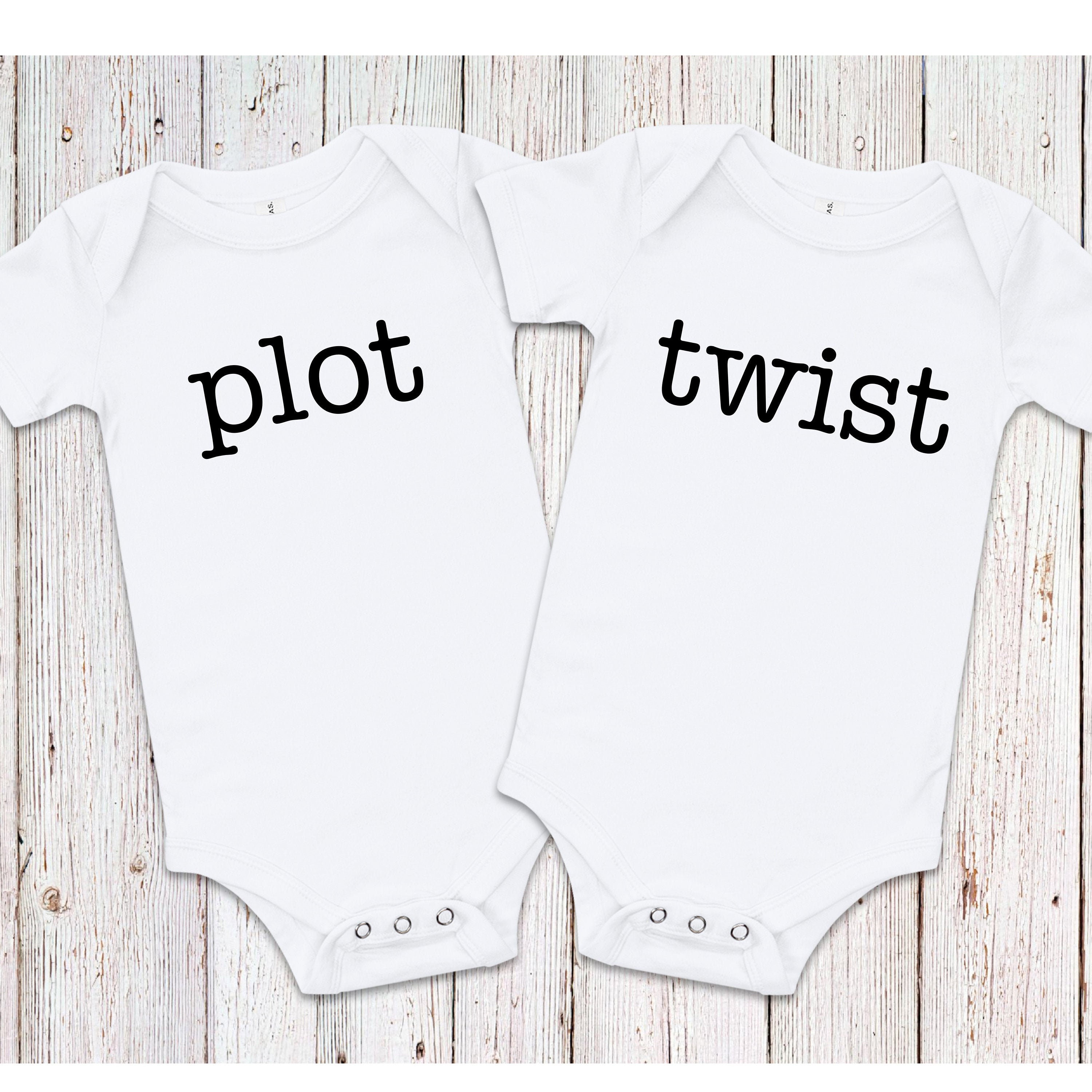 Plot Twist SVG, Onesie SVG, Twins SVG - Etsy
