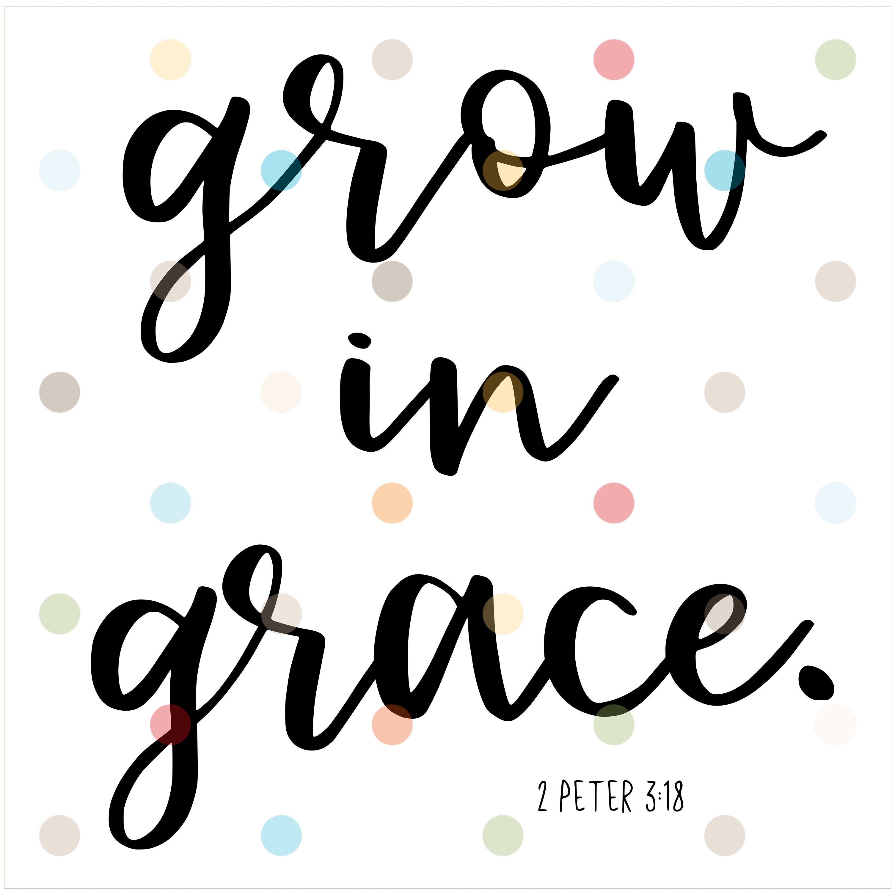 Grow in Grace SVG, Homeschool SVG, Christian SVG, Bible Verse Svg - Etsy