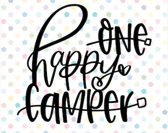 One Happy Camper - Etsy