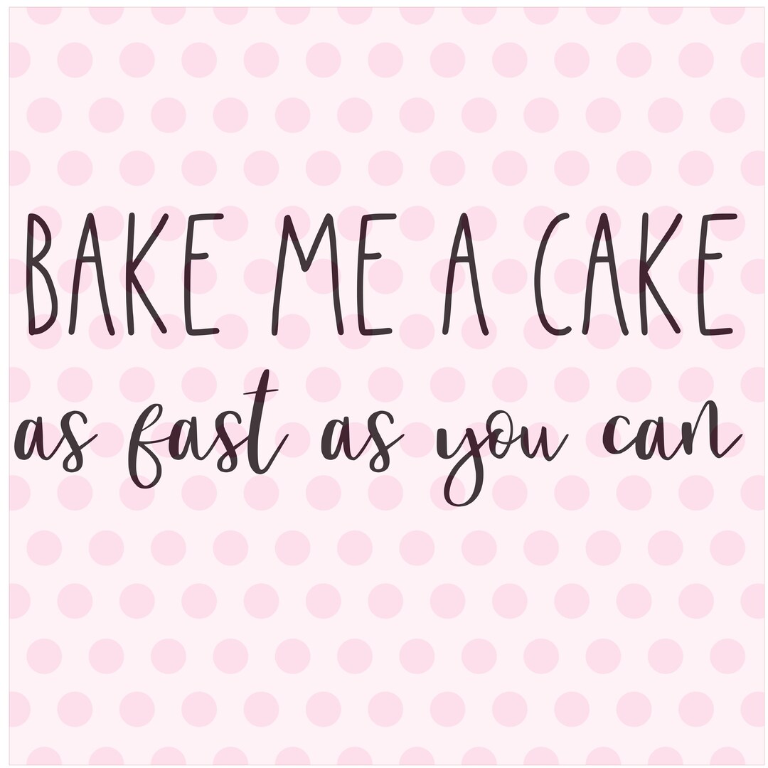 Bake Me a Cake Svg, Play Kitchen Svg Cut File, Kitchen Svg, Playroom ...
