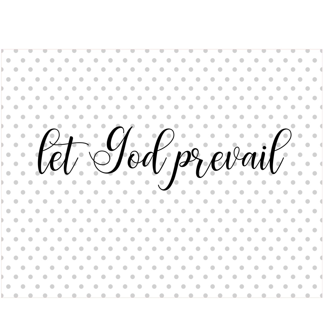 Let God Prevail SVG, Israel SVG, Inspirational SVG - Etsy