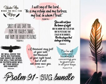 Psalm 91 Svg | Etsy