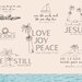 Christian SVG Bundle Summer Faith PNG Cross Clipart Jesus Wall Art ...