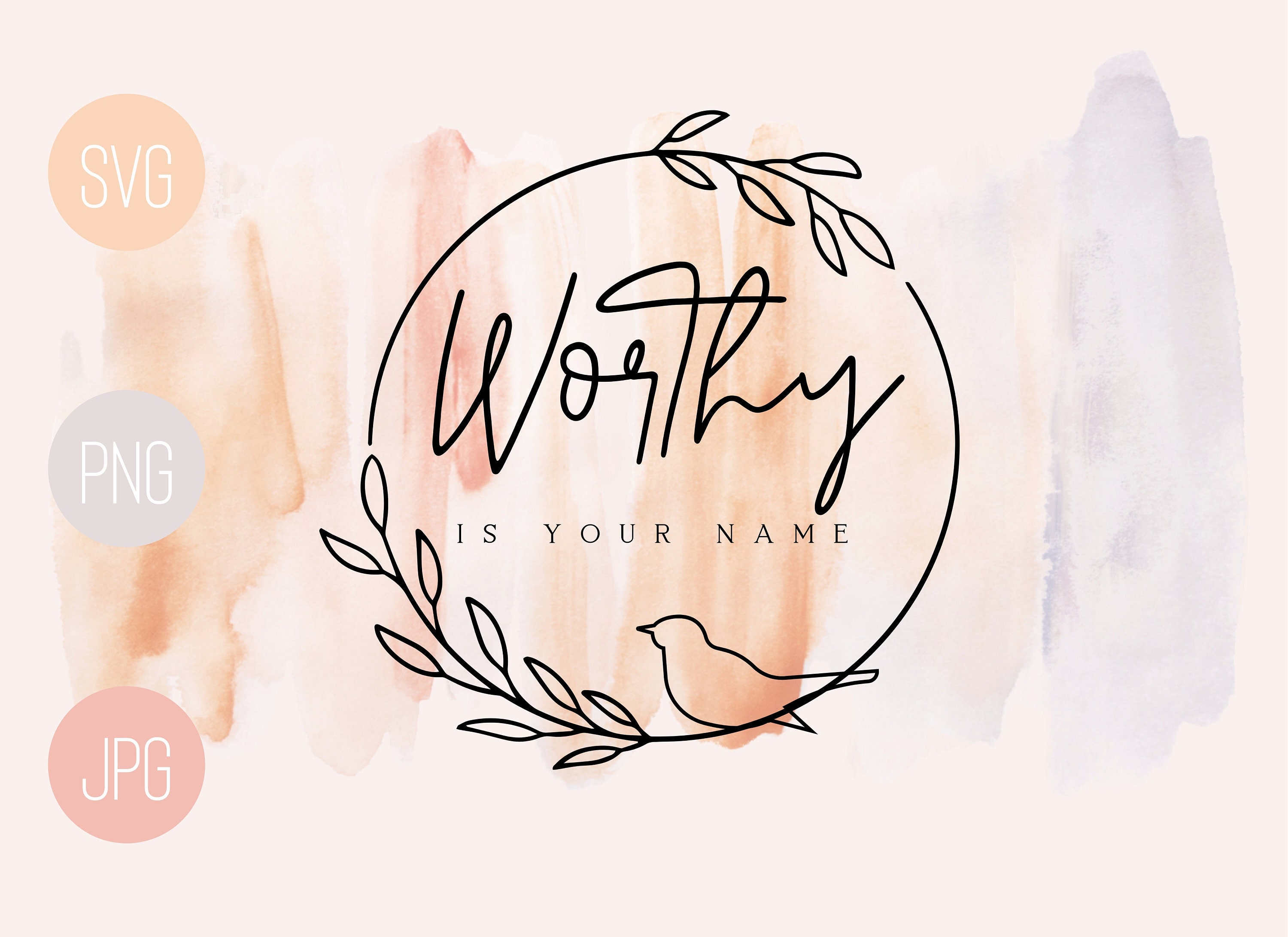 Worthy is your name sign bible verse sign. Home & Living Home Décor ...