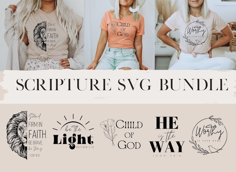 Christian SVG Bundle Scripture Faith PNG Cross Clipart Jesus - Etsy