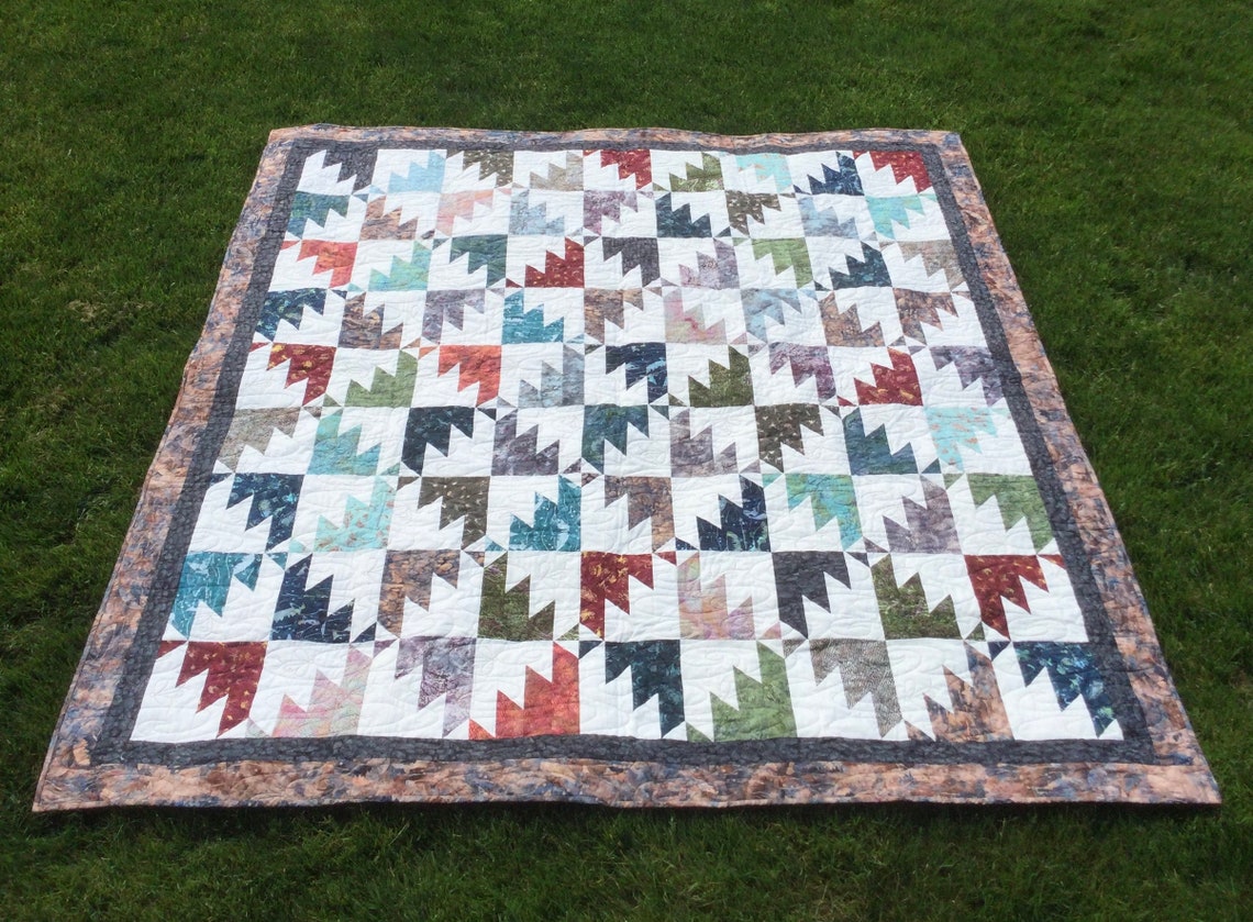 Fly Fishing Quilt Queen - Etsy