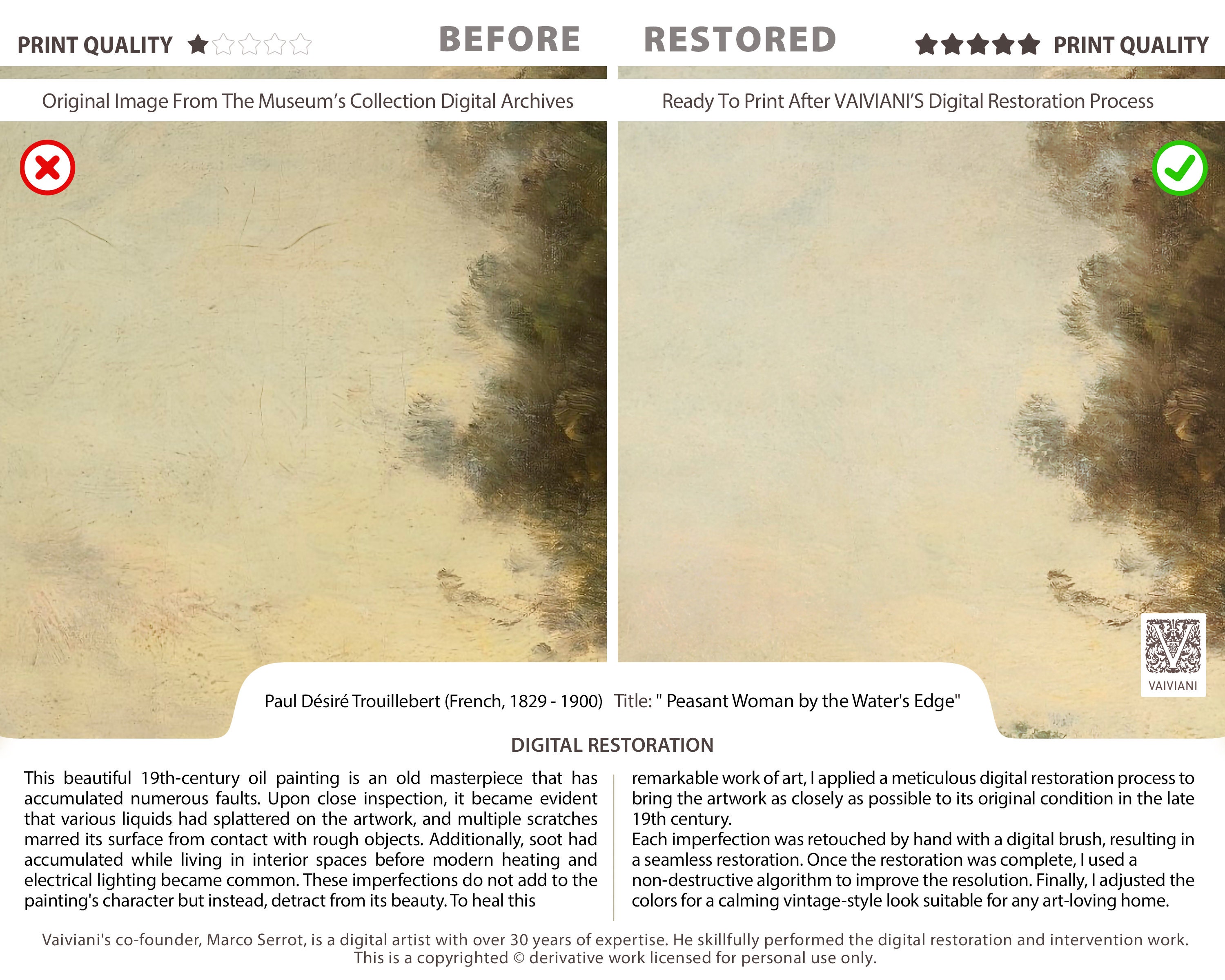 Dark Cottagecore Muted Pond Printable Vintage Wall Art Moody ...