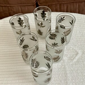 Vintage Libbey Silver Leaf Collection. Early Mid-century Modern, Early ...