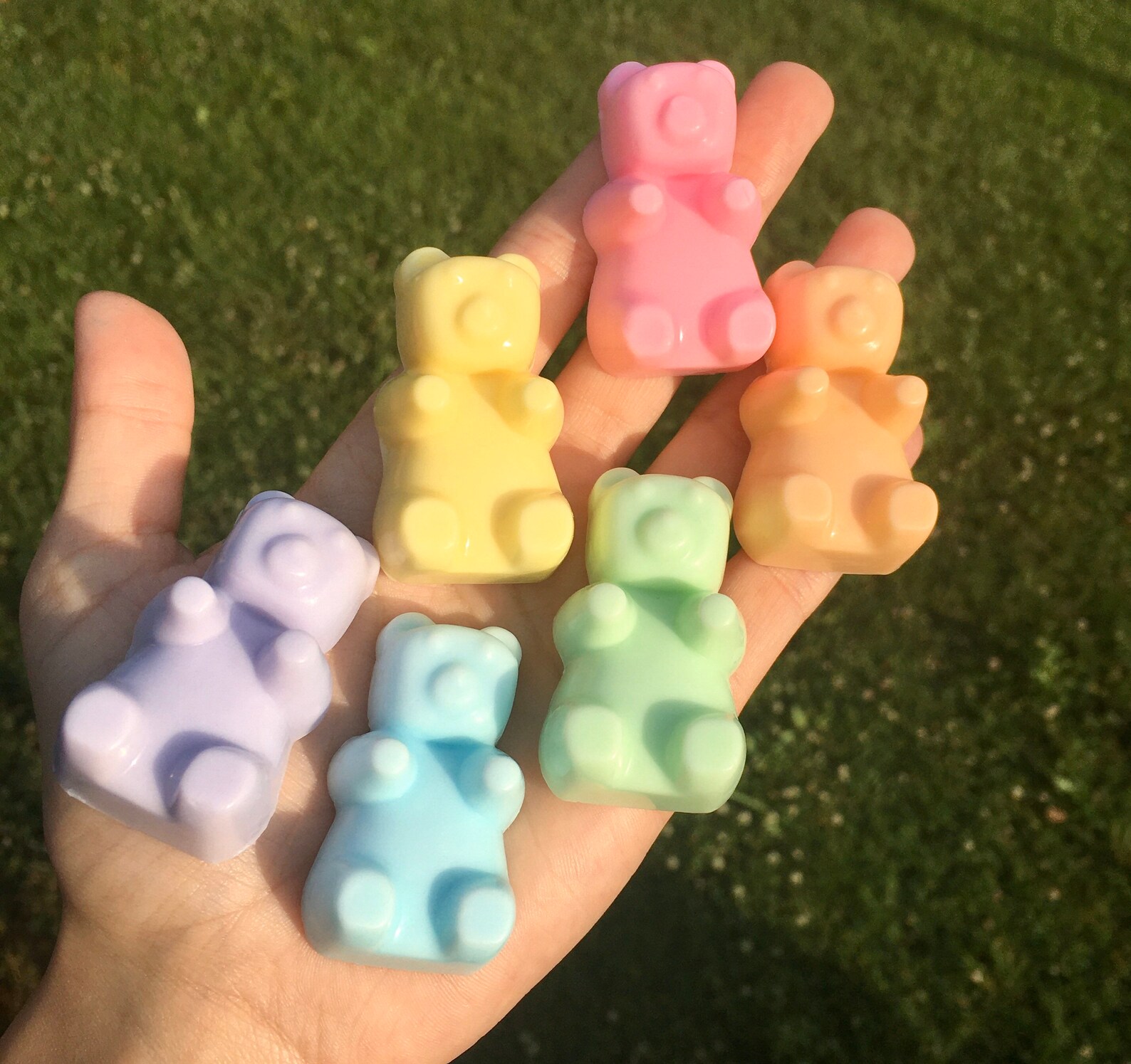 Pastel Gummy Bear Hand Soaps - Etsy