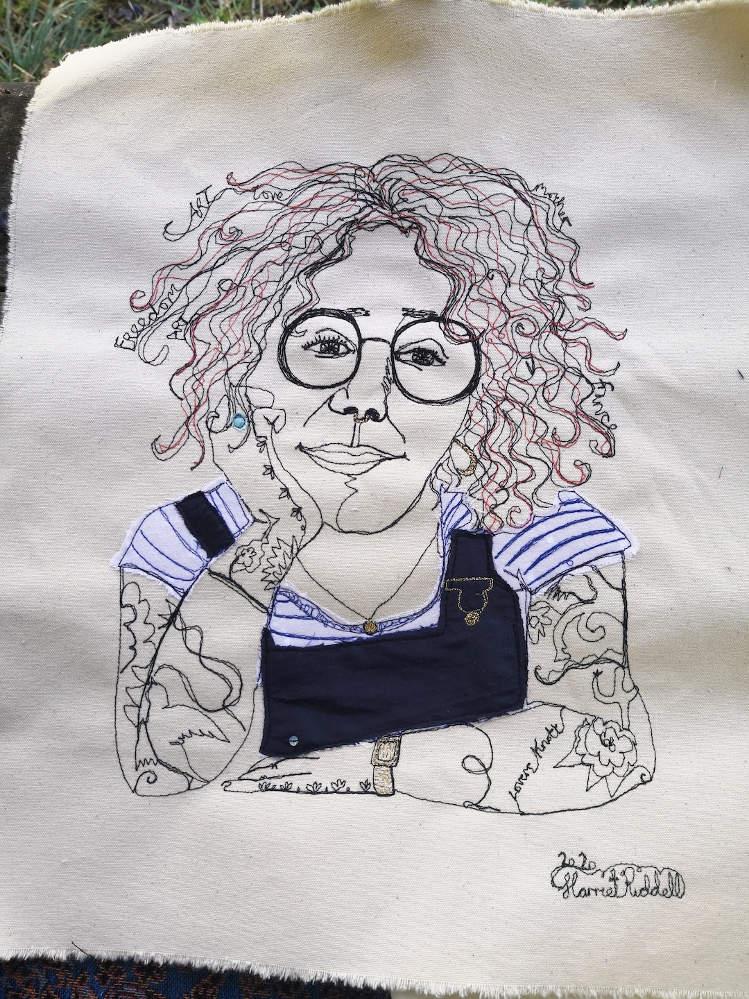 Online Live Stitch Portrait (1 Person) - Etsy